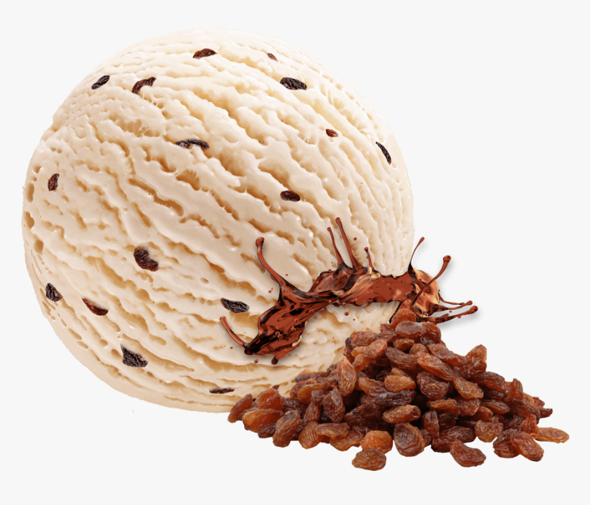 Rum And Raisin Ice Cream - Rum Raisin Ice Cream Png, Transparent Png ...