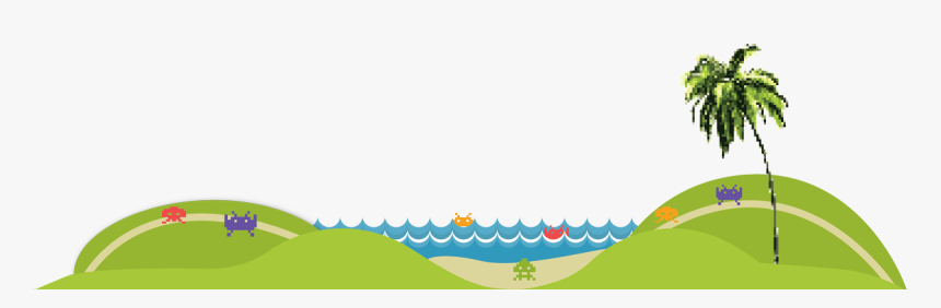 Alien Beach Scene - Beach Scene Transparent Background, HD Png Download ...