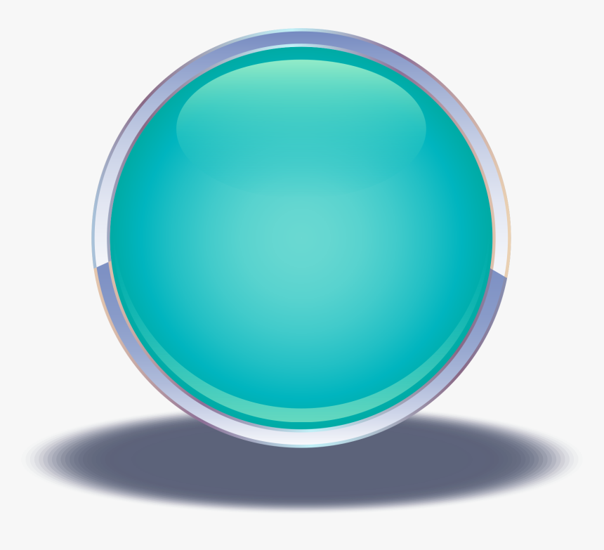 Glossy Blue Button Clip Arts - Glossy Blue Button Png, Transparent Png ...