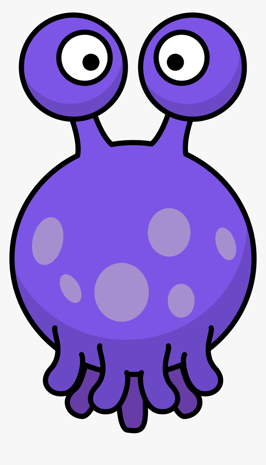 Clipart Floating Silly Alien With Tentacles - มนุษย์ ต่าง ดาว การ์ตูน ...