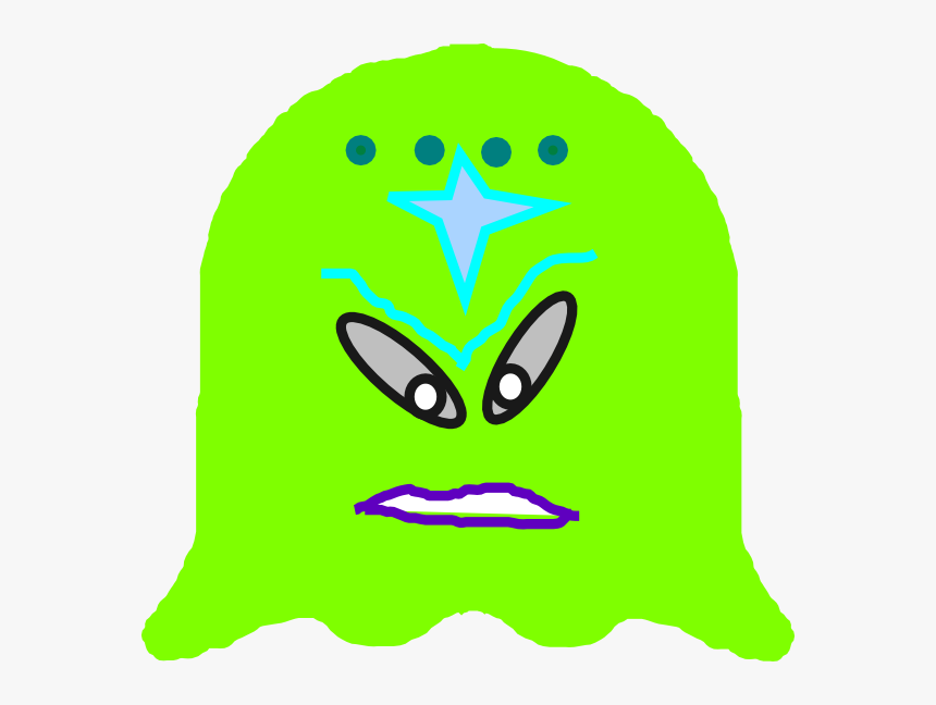 Pacman Alien Svg Clip Arts, HD Png Download , Transparent Png Image ...