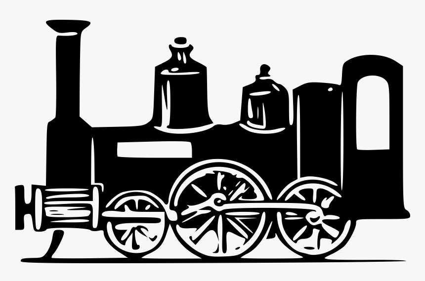 Steam Locomotive 1 Clip Arts - Steam Engine Clipart With Transparent ...