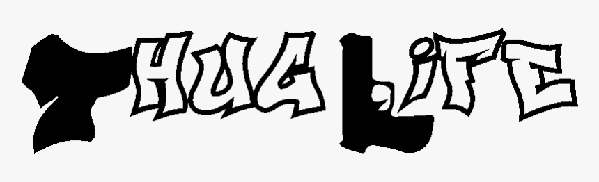 Sticker Wall Decal Thug Life - Thug Life Sticker Png, Transparent Png ...