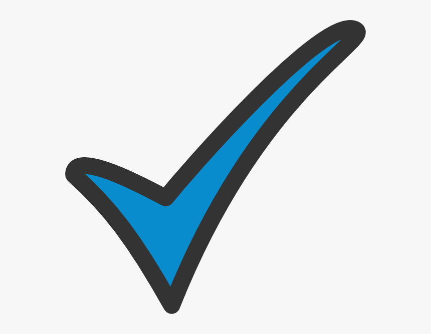 Blue Tick Clipart, HD Png Download , Transparent Png Image - PNGitem