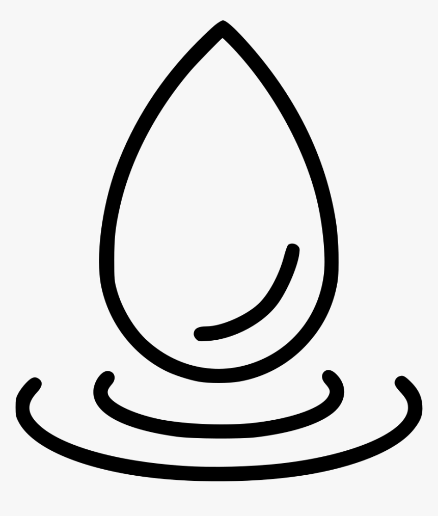 Water Drop - Transparent Water Drop Drawing, HD Png Download ...