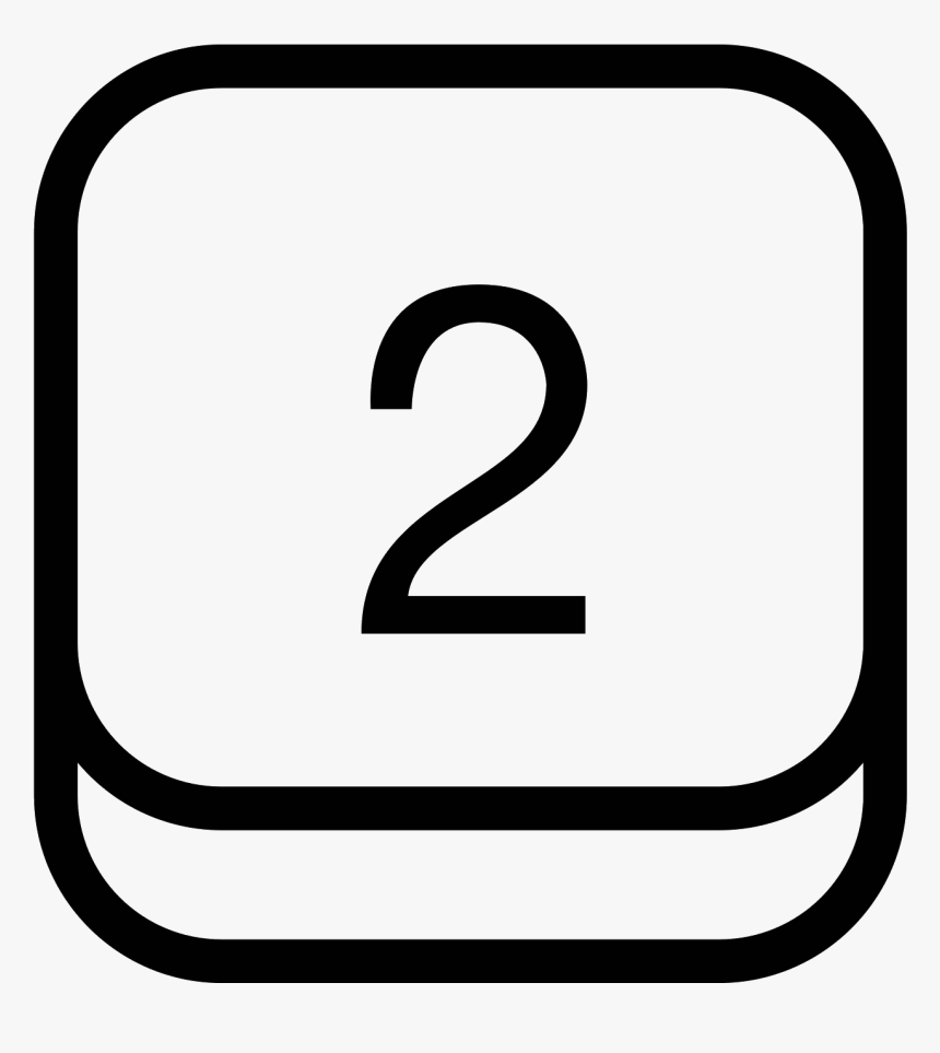 2 Key Icon - Esc Key Icon, HD Png Download , Transparent Png Image ...