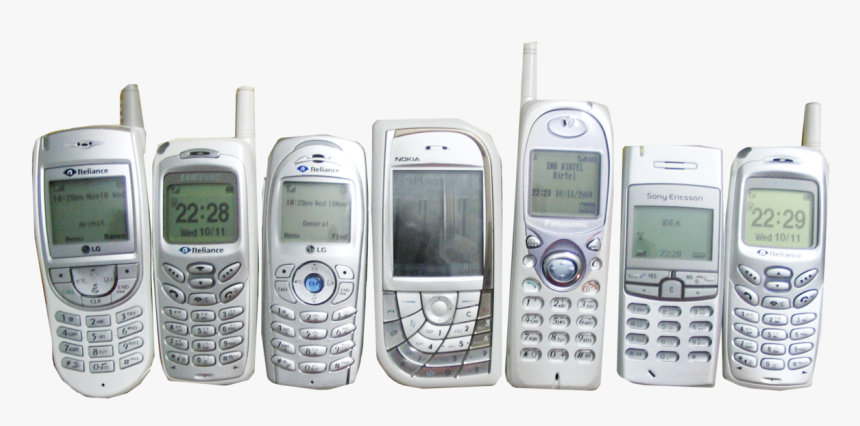 Second Generation Of Mobile Phones, HD Png Download , Transparent Png ...