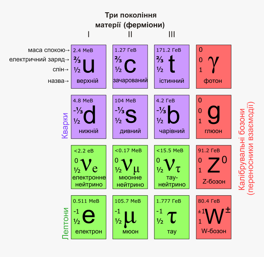 Standard Model Of Elementary Particles Ua - Model Of Elementary ...