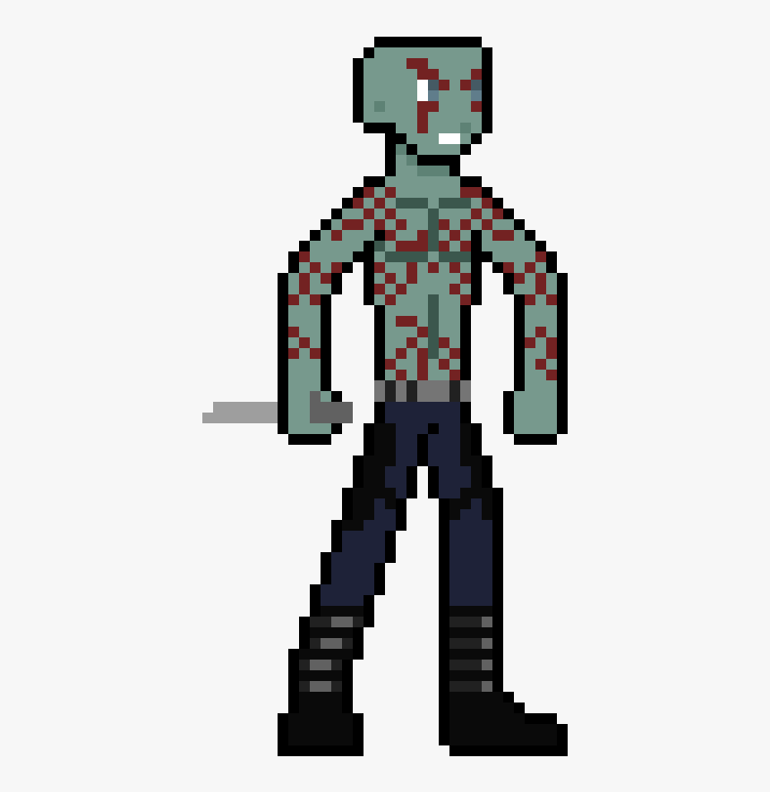 Drax The Destroyer - Illustration, HD Png Download , Transparent Png ...