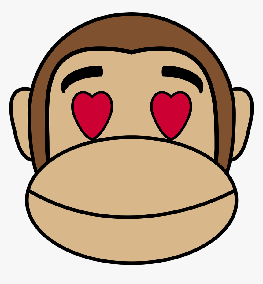 Transparent Monkey Face Emoji Clipart, HD Png Download , Transparent ...