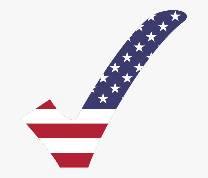 Usa Check - Us Flag Check Mark, HD Png Download , Transparent Png Image ...