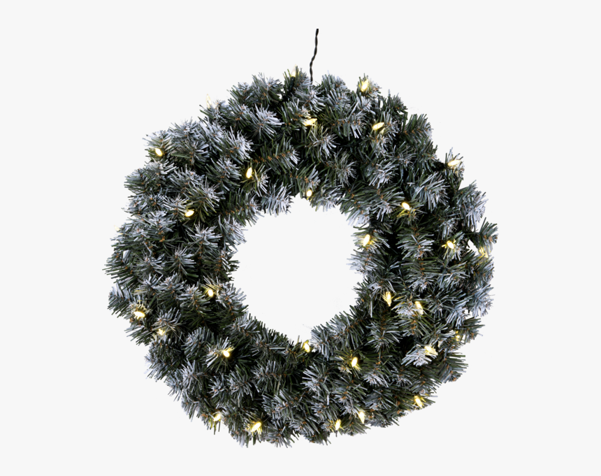 Wreath Edmonton - Julkrans Led, HD Png Download , Transparent Png Image - PNGitem