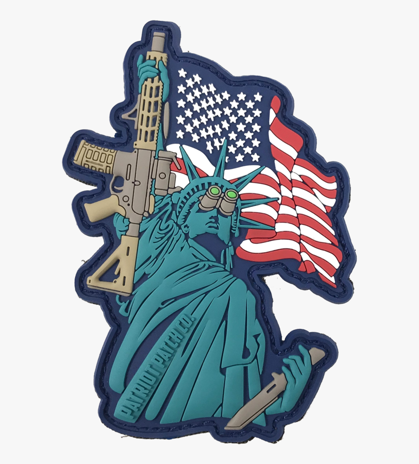 Lady Liberty - Patch - Statue Of Liberty Patch, HD Png Download ...