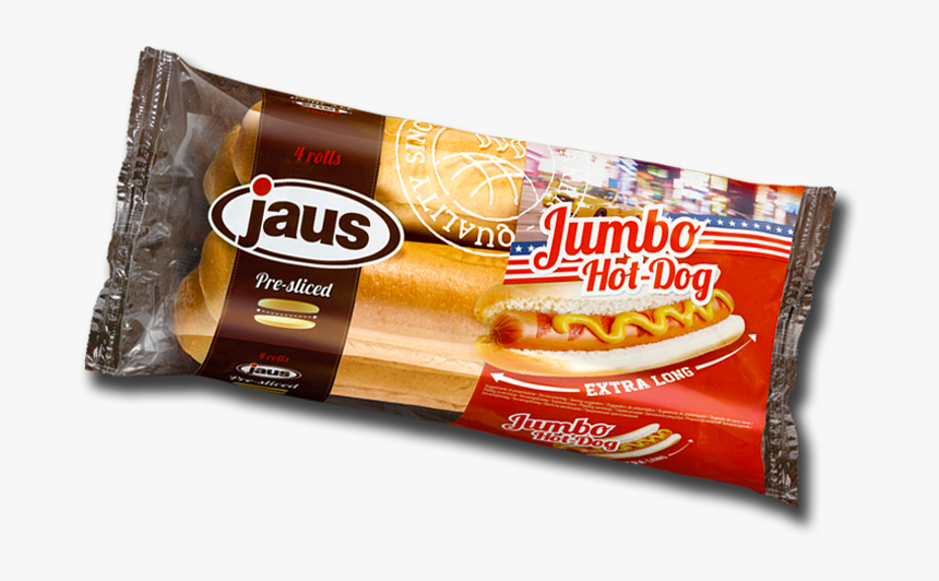 Jumbo Hot-dog - Jaus Jumbo Hot Dog, HD Png Download , Transparent Png ...