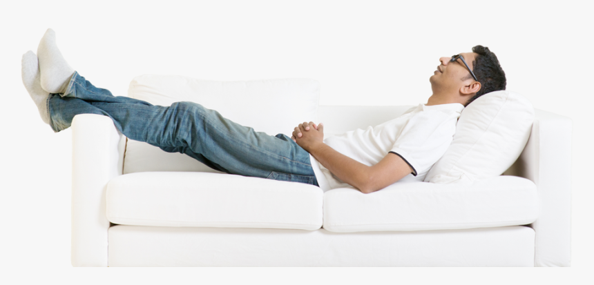 Man Sleeping Cleaning Service - Sleeping On Bed Png, Transparent Png ...