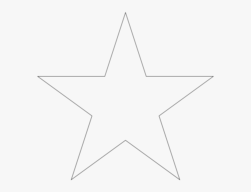 Pic Of A Star - Line Art, HD Png Download , Transparent Png Image - PNGitem