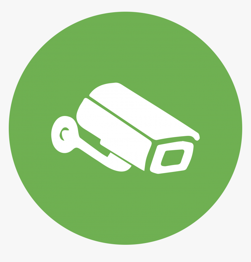 Surveillance Equipment Icon - White Security Camera Icon, HD Png ...
