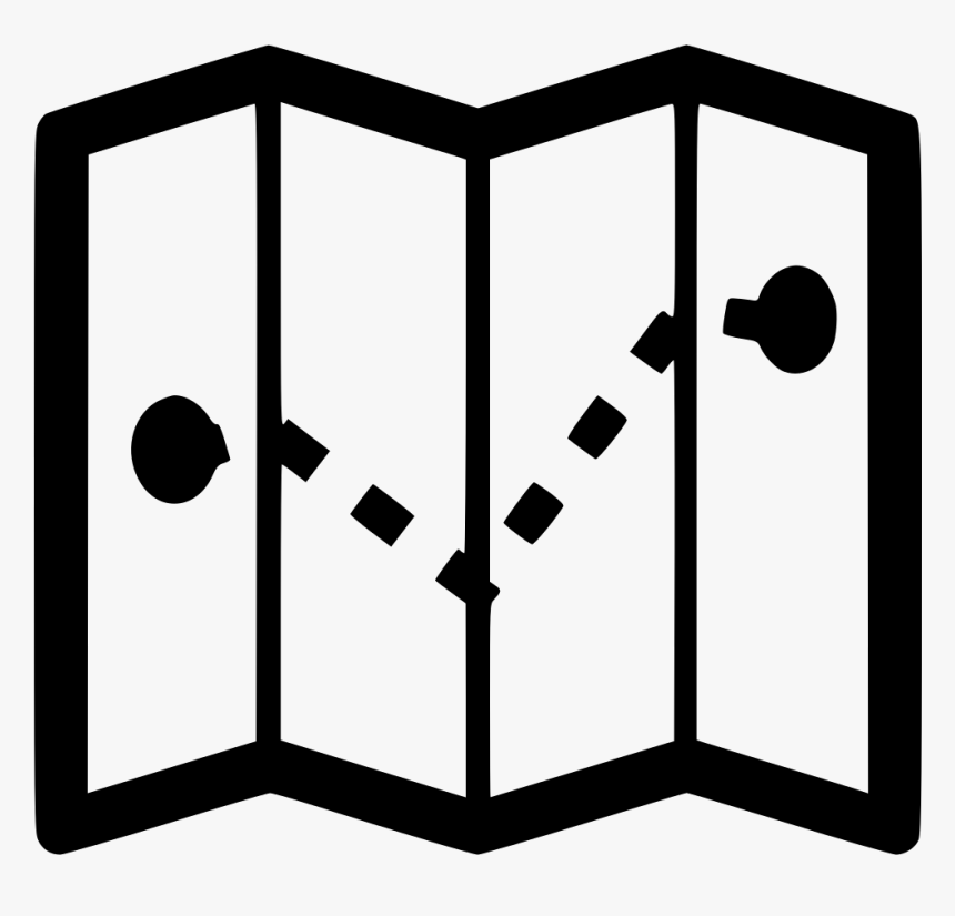 Map Journey Navigate Navigation Plan Road Route - Map Plan Icon Png ...