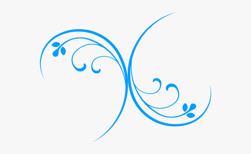 Clip Art Design Vintage Vector Blue, HD Png Download , Transparent Png ...