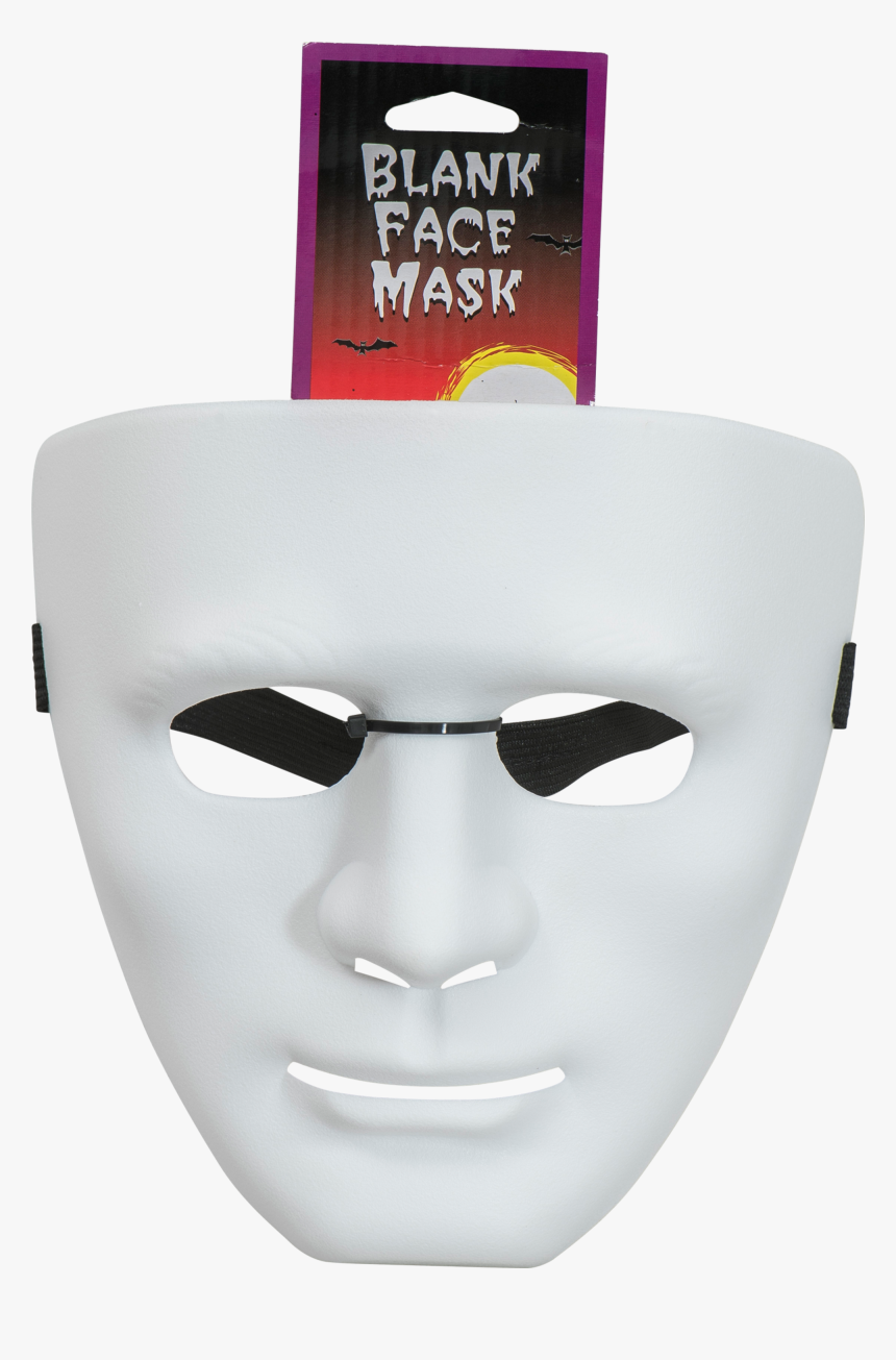 Blank Face Mask, , Large - Face Mask, HD Png Download , Transparent Png ...