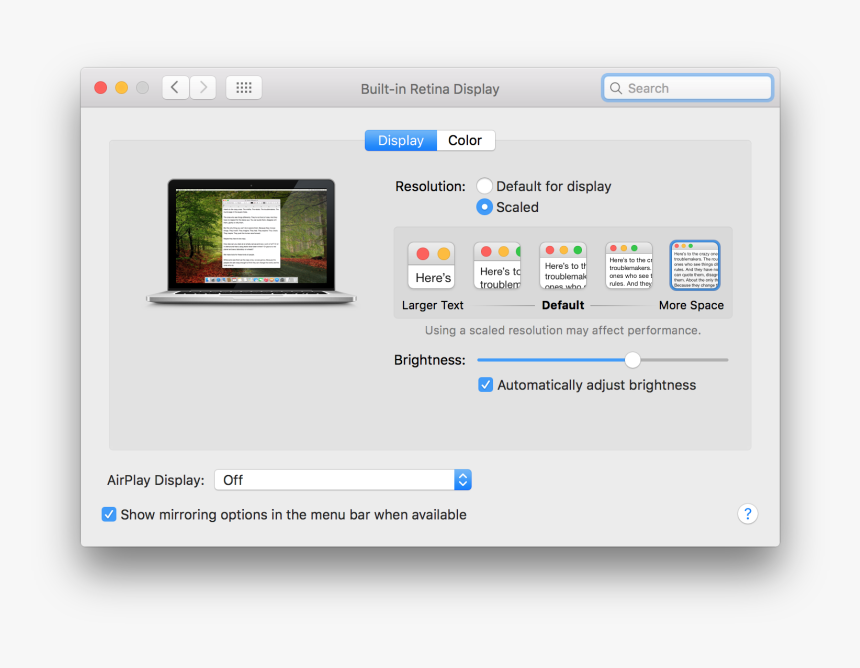 System Preferences - Displays - Mac Os Second Screen, HD Png Download ...
