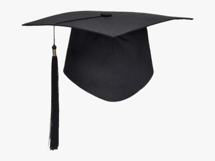 Black Graduation Hat - Transparent Background Graduation Hat Png, Png ...