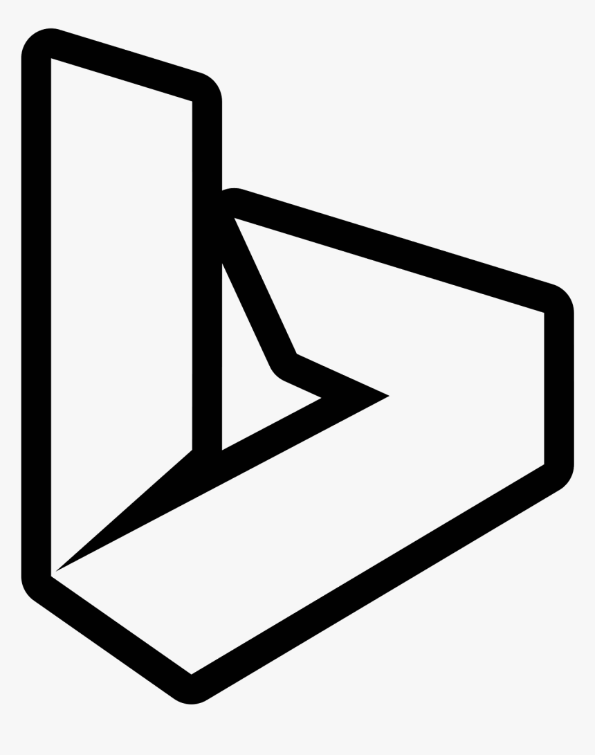 This Is A Picture Of The Bing Symbol, HD Png Download , Transparent Png ...