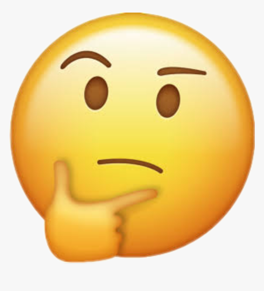 Iphone Thinking Emoji HD Png Download Transparent Png Image PNGitem