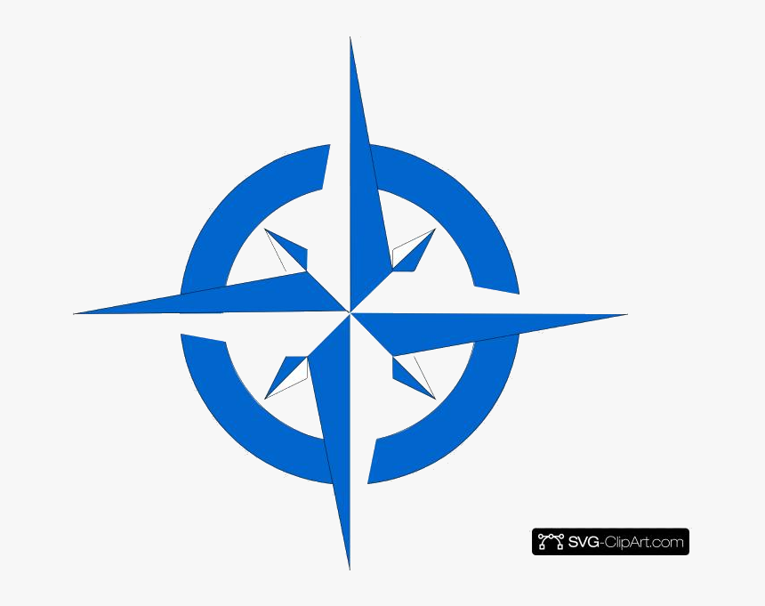Compass Points Indicator Clipart