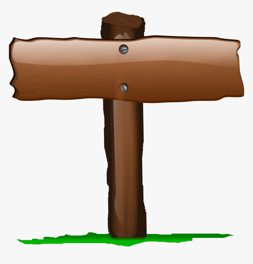 Wooden Sign Clear Background, HD Png Download , Transparent Png Image ...