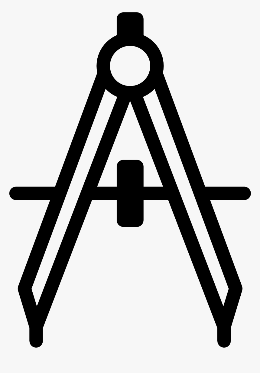 Drafting Compass 2 Icon Free - Compas Png, Transparent Png ...