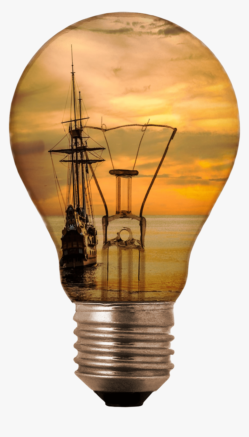 Transparent Background Light Bulb Png, Png Download , Transparent Png ...