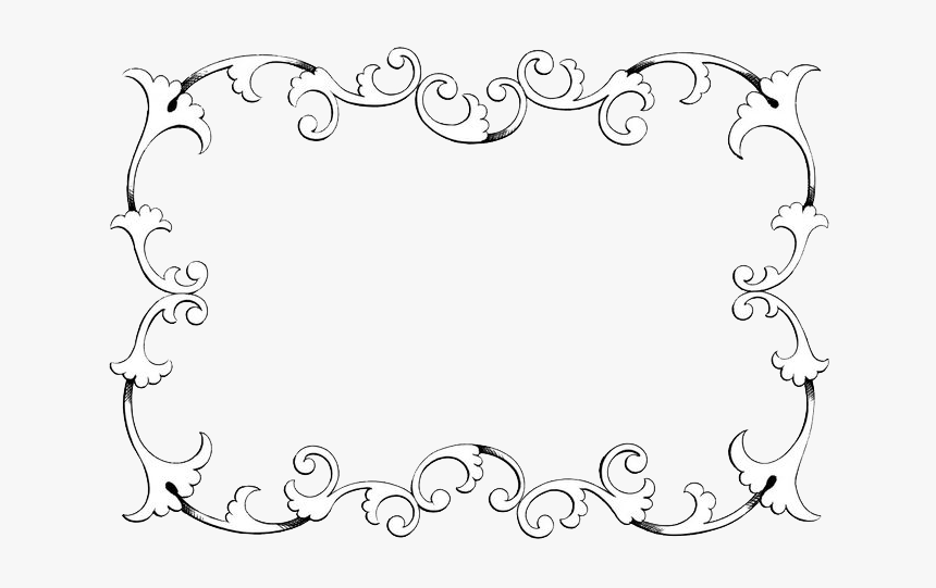 Transparent Transparent Background Border Frame, HD Png Download ...