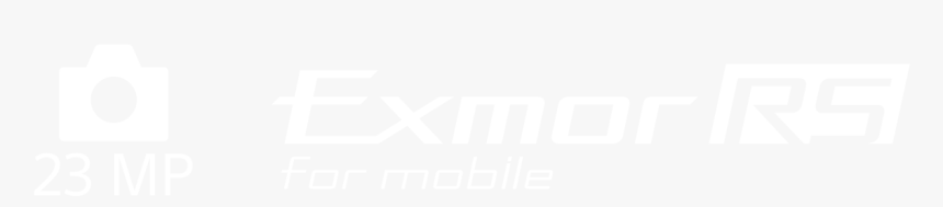 23 Mp Camera Icon And Exmor Rs™ Logo, HD Png Download , Transparent Png ...