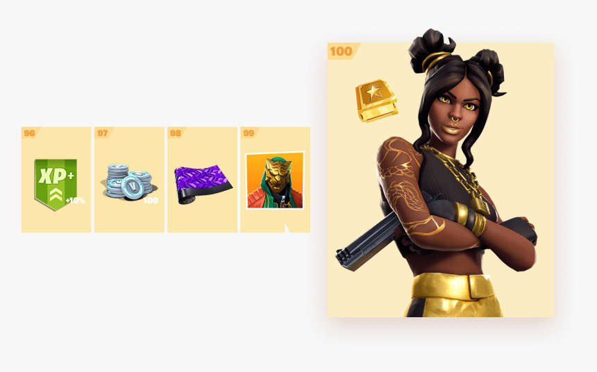 V8 00 Patch Notes - Tier 100 Skin Season 8, HD Png Download ...