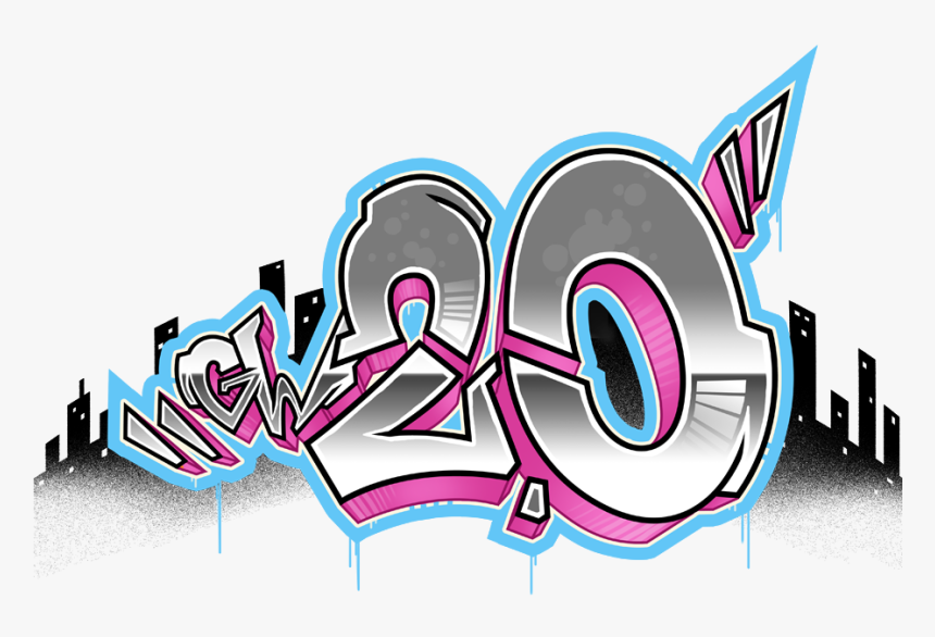 20 En Graffiti, HD Png Download , Transparent Png Image - PNGitem