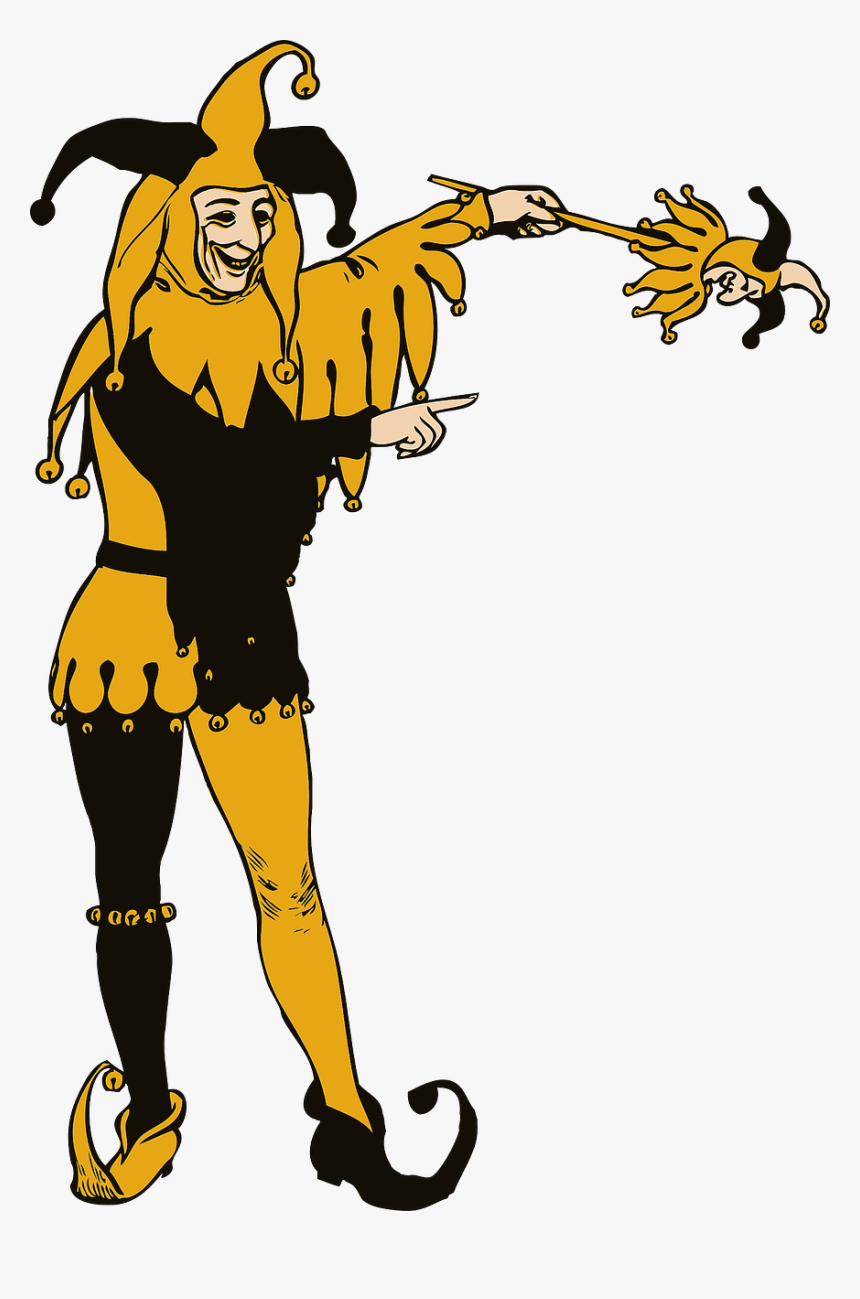Art,artwork,yellow - Jester Png, Transparent Png , Transparent Png ...