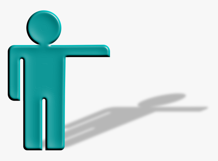 Stick Figure With Shadow Clipart , Png Download - Stick Figure With ...