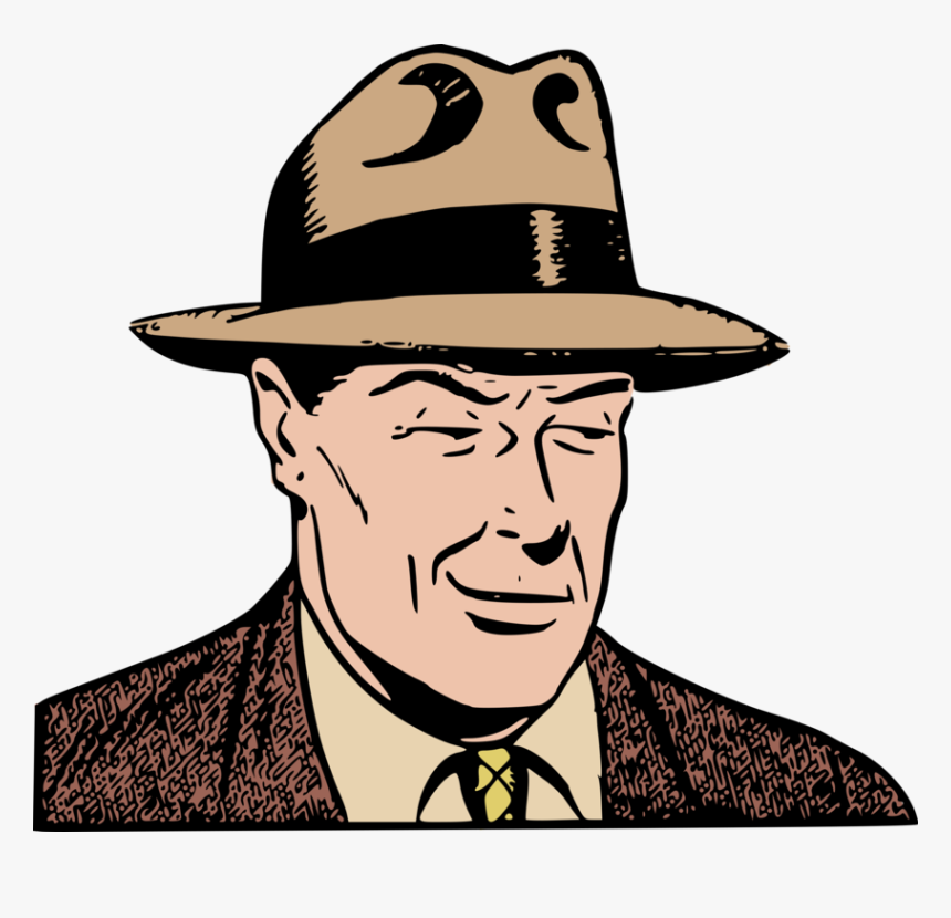 Human - Man With A Hat Clipart, HD Png Download , Transparent Png Image ...
