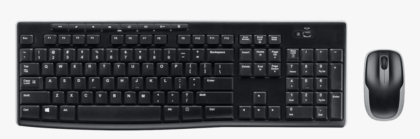 Wireless Keyboard And Mouse Simply Nuc - Keyboard And Mouse, HD Png ...