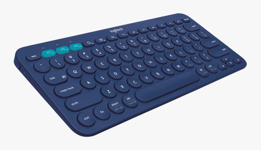K380-blue - Teclado Logitech Bluetooth, HD Png Download , Transparent ...