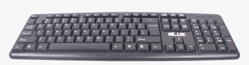 Keyboard Clipart Hand On - Blue Square Keyboard, HD Png Download ...