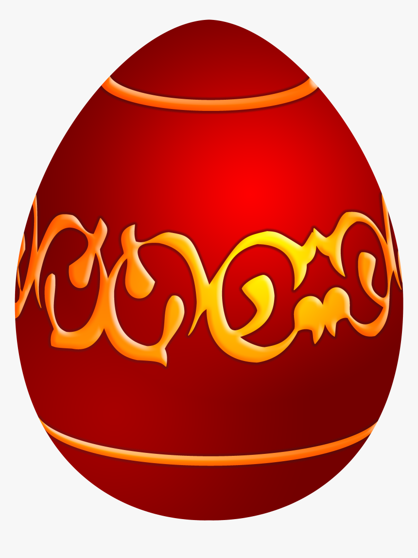 Easter Decorative Red Egg Png Png - Easter Egg, Transparent Png ...
