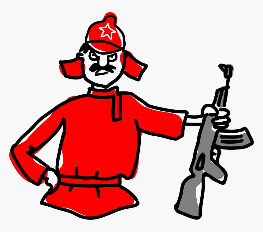 Army Soldier Png - Soviet Red Army Cartoon, Transparent Png ...