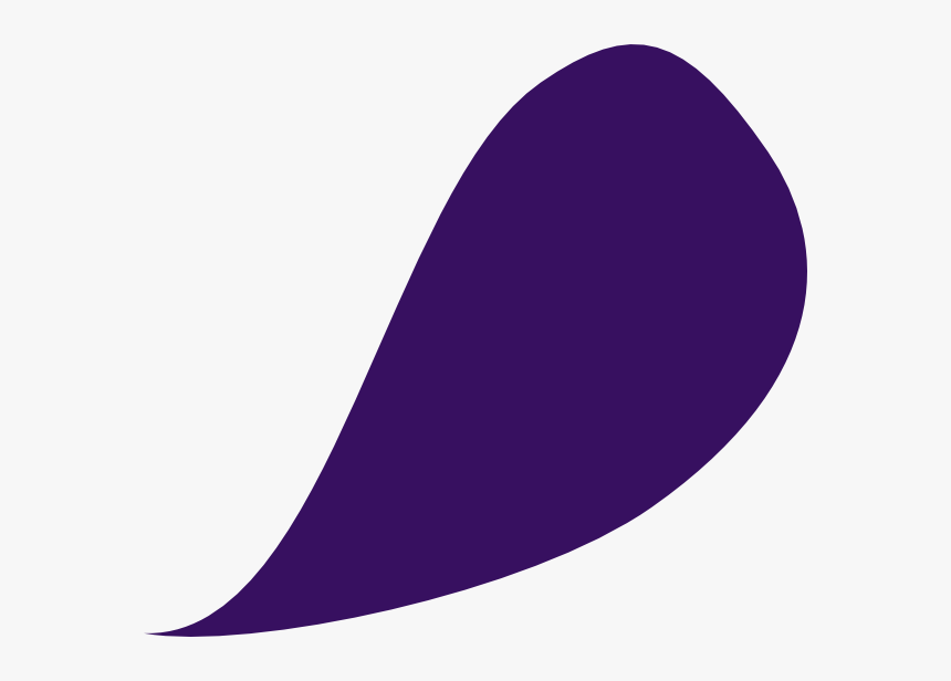 Paisley Clipart Teardrop - Purple Teardrop Png Transparent, Png ...