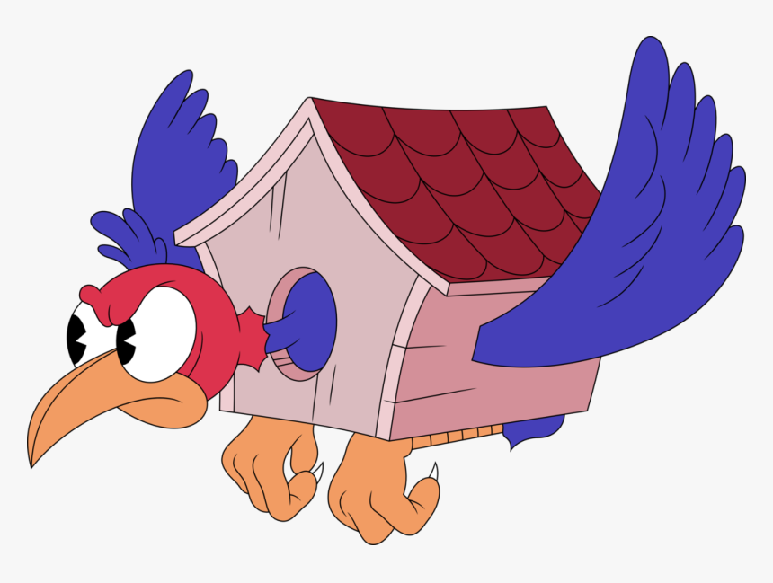 Contra Pac-man World 2 Bird Cartoon Vertebrate Beak - Cuphead Boss ...