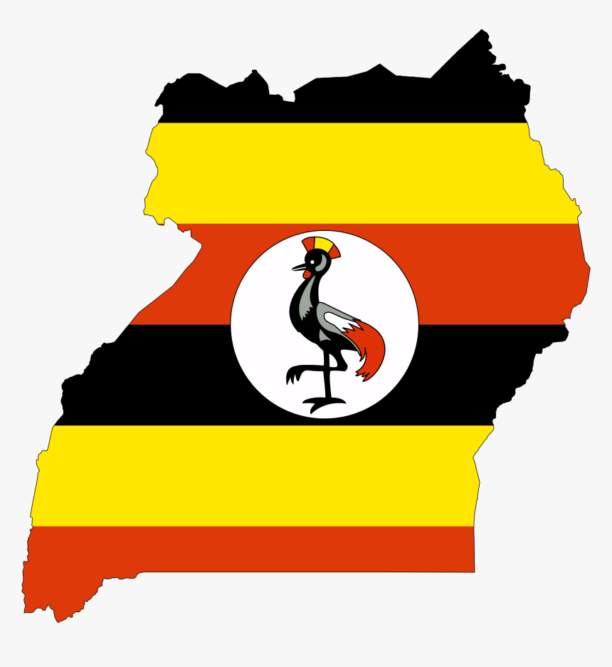 Uganda Clipart - Uganda Flag Map, HD Png Download , Transparent Png ...