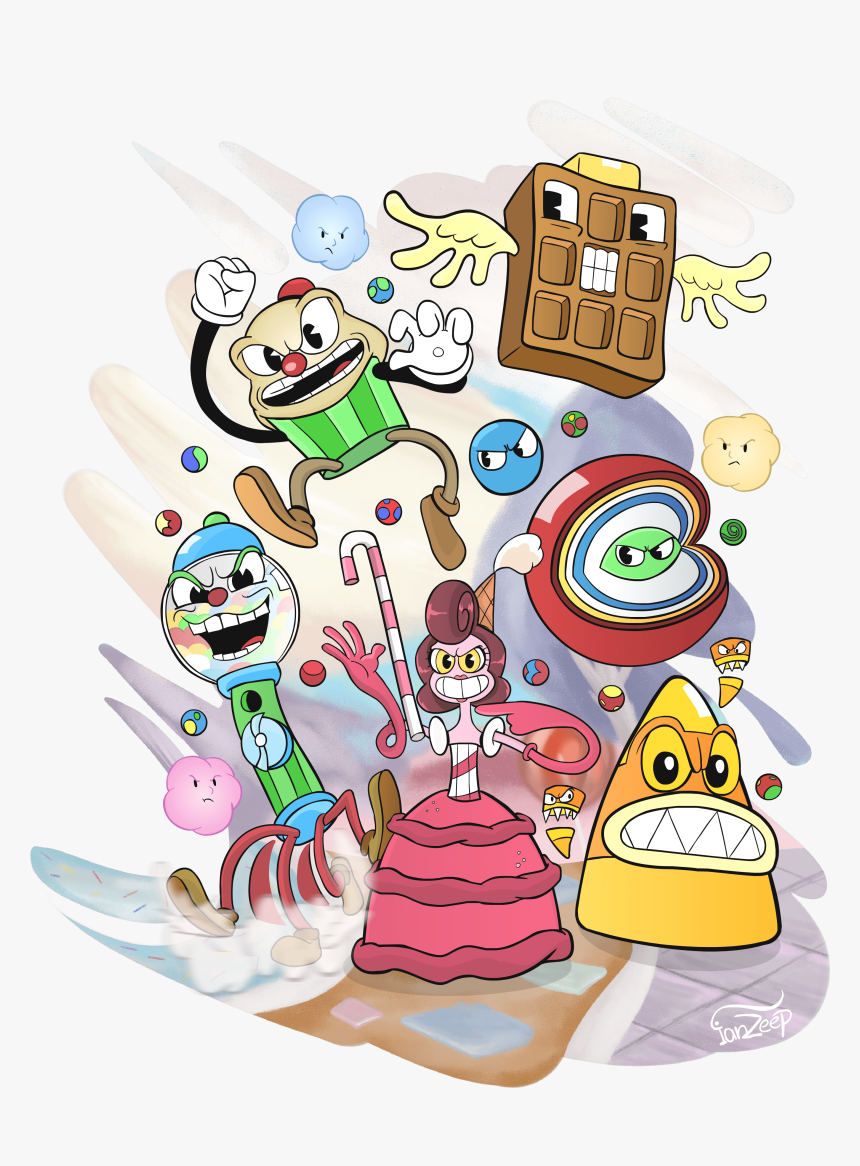 Cuphead Von Bon Bon - Cuphead Baroness Von Bon Bon Png, Transparent Png ...