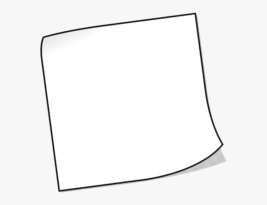 Note Blank Sticky Clip Art Free Vector In Open Office - Sticky Note ...