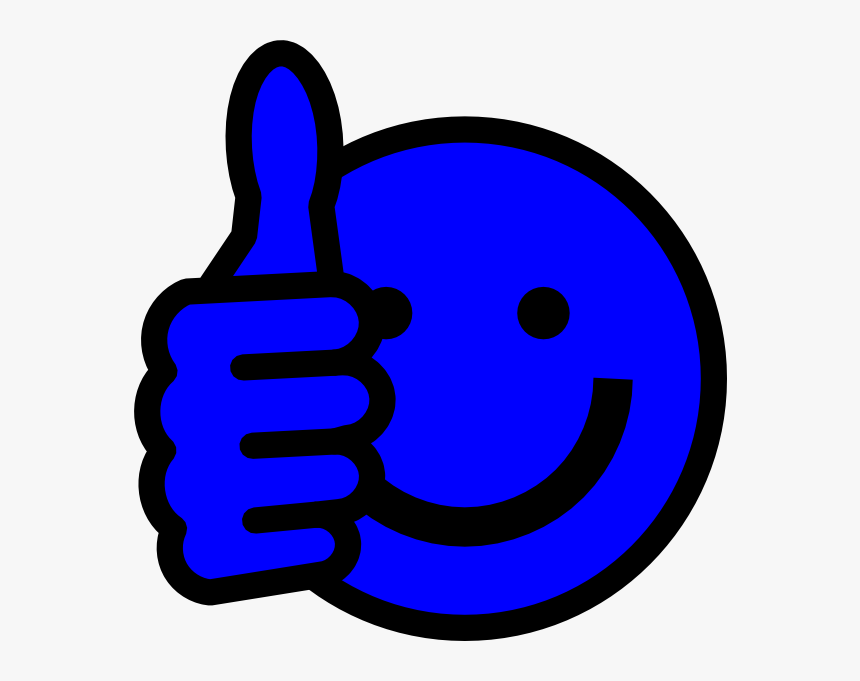 Blue Thumbs Up Clipart, HD Png Download , Transparent Png Image - PNGitem